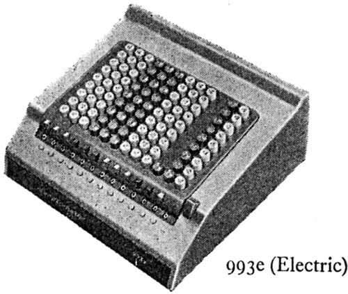 Sumlock Comptometer 993m Calculator